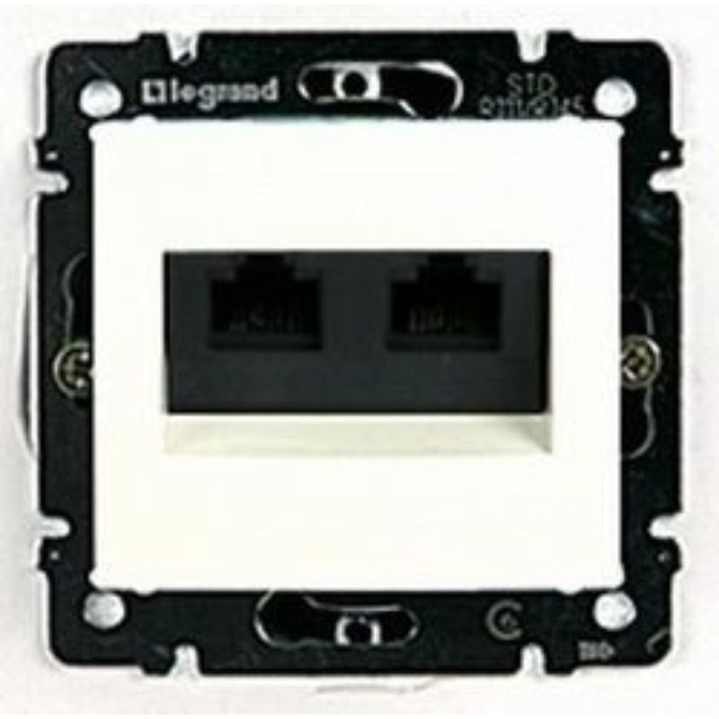 PRIZA RJ45 CAT6 UTP 2S ALB, 774247 - Dominant Electric Webshop ...