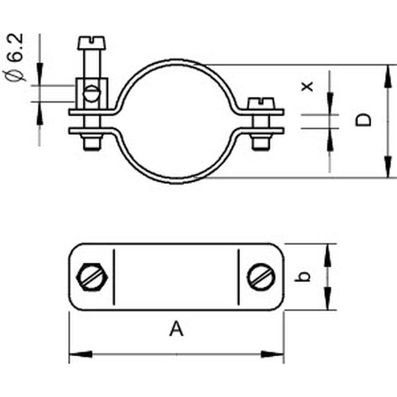 OBO 5038030 Colier de împământare 1/4˝ Cu 942 - Dominant Electric ...